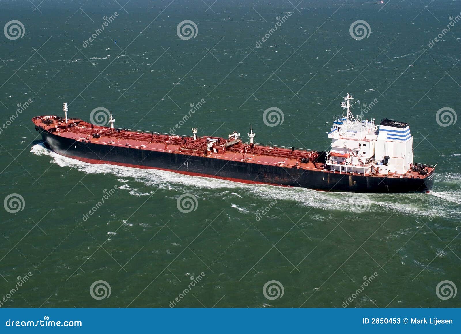 Tanker stock image. Image of ocean, ship, water, tanker - 2850453