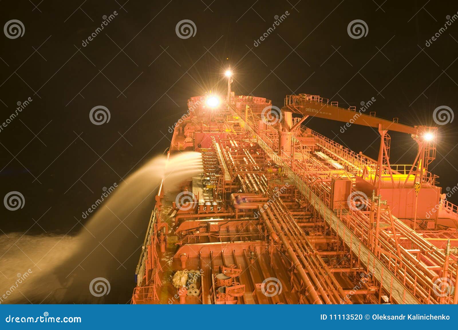 Tanker Crude Oil Carrier Ship Stock Photo - Image of butane, boat: 11113520
