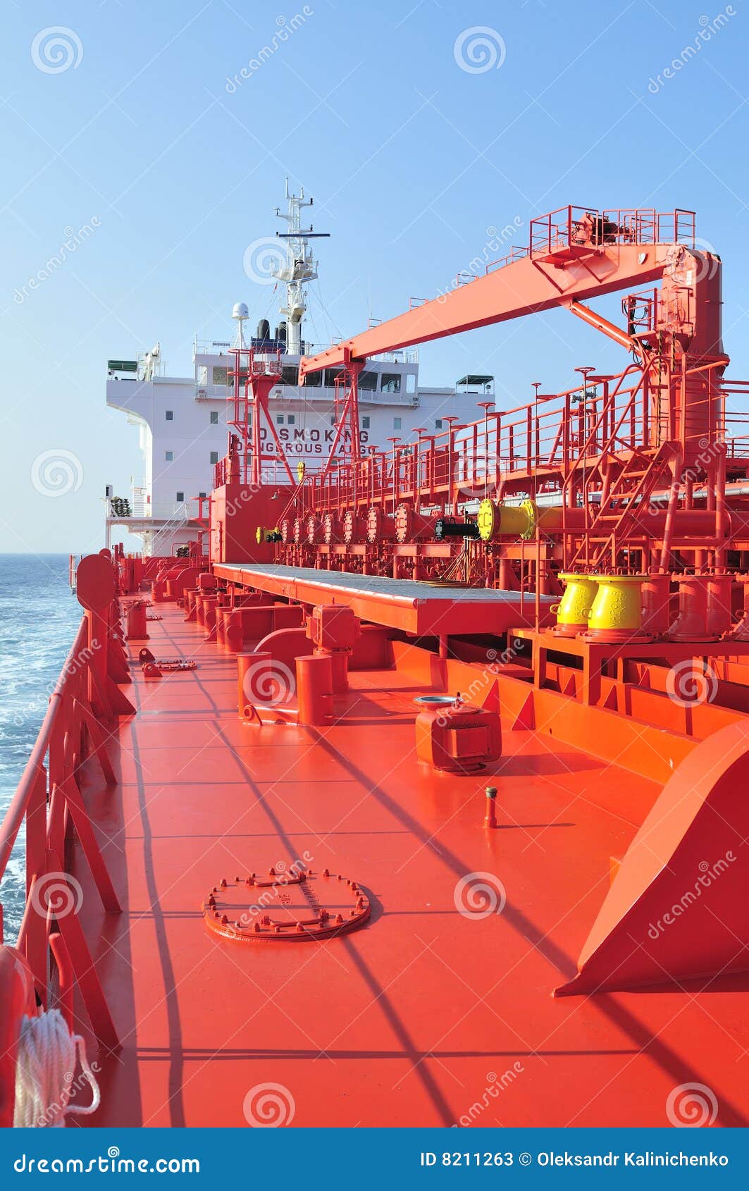 Tanker Crude Oil Carrier Ship Stock Image - Image of transportation ...