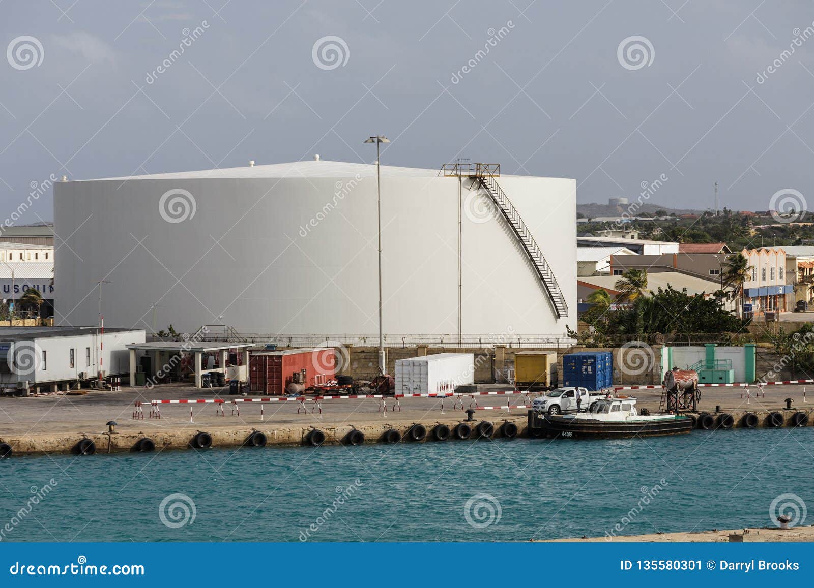 Tanker in Freight Terminal editorial photo. Image of silo - 135580301
