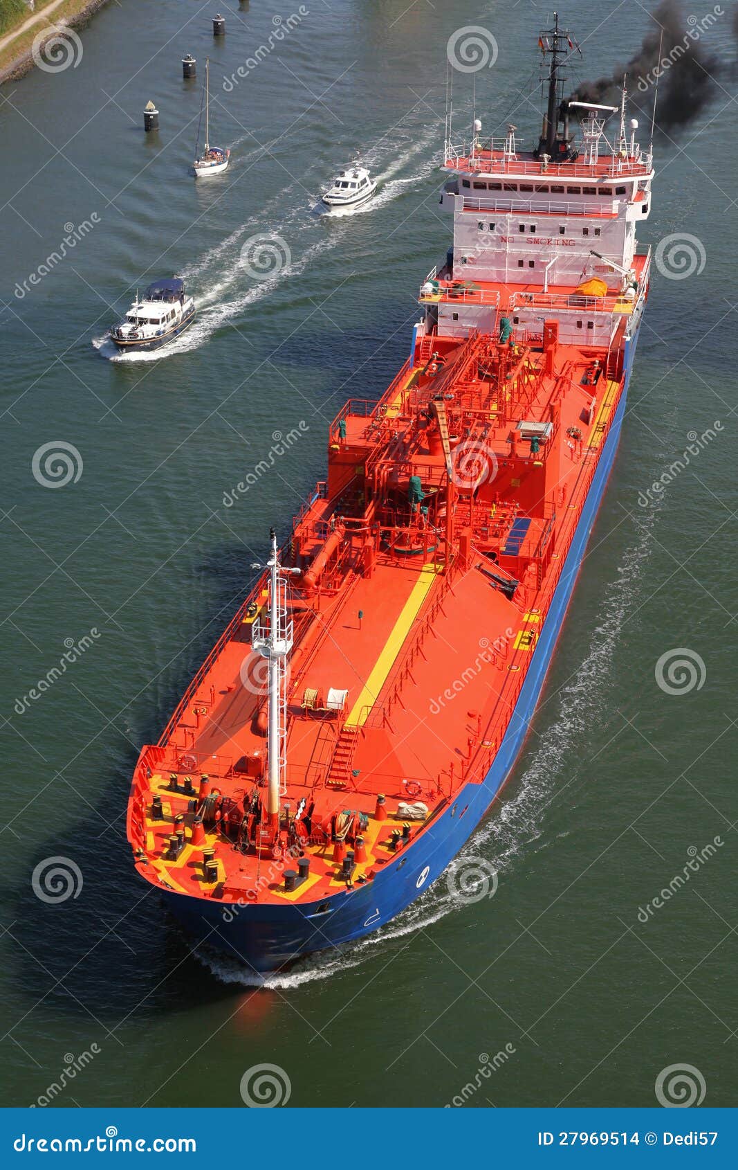 Tanker on Kiel Canal stock photo. Image of ship, transportation - 27969514