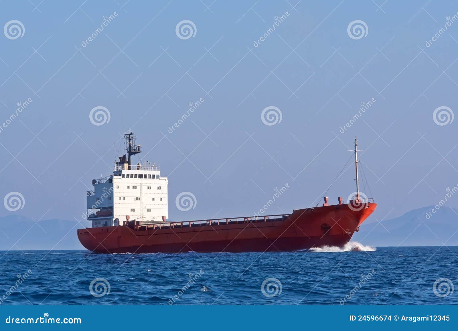 Tanker sailing in the sea stock photo. Image of nautical - 24596674