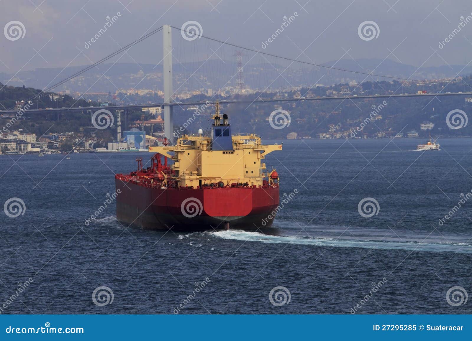 Tanker ship stock image. Image of bulk, carrier, port - 27295285