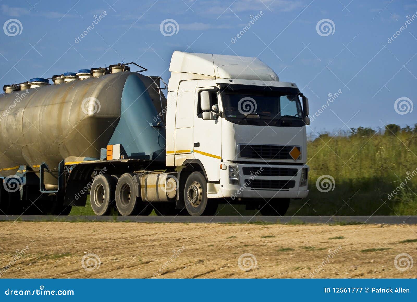 Tanker Transportation - Heavy Duty Hauling Stock Image - Image of avgas ...