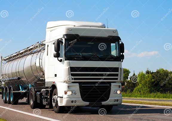 Tanker truck stock photo. Image of sixteen, container - 17569718