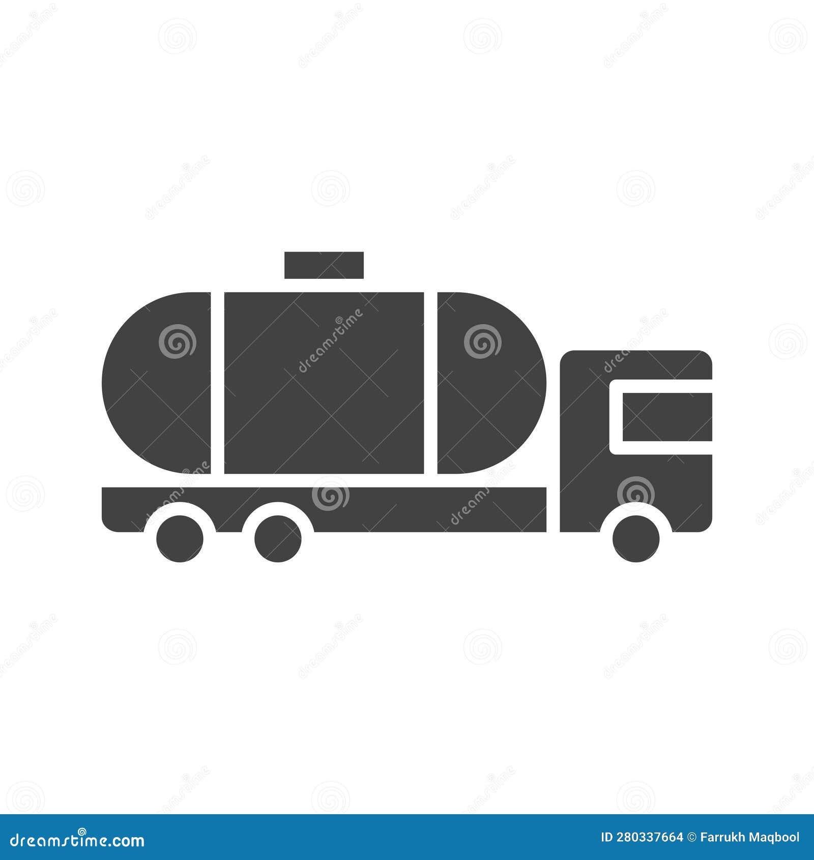 Tanker Truck Icon Vector Image. Stock Vector - Illustration of gasoline ...