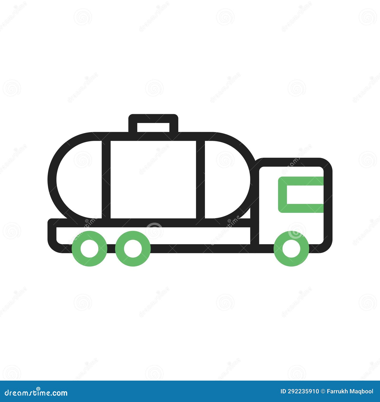 Tanker Truck Icon Vector Image. Stock Vector - Illustration of ...