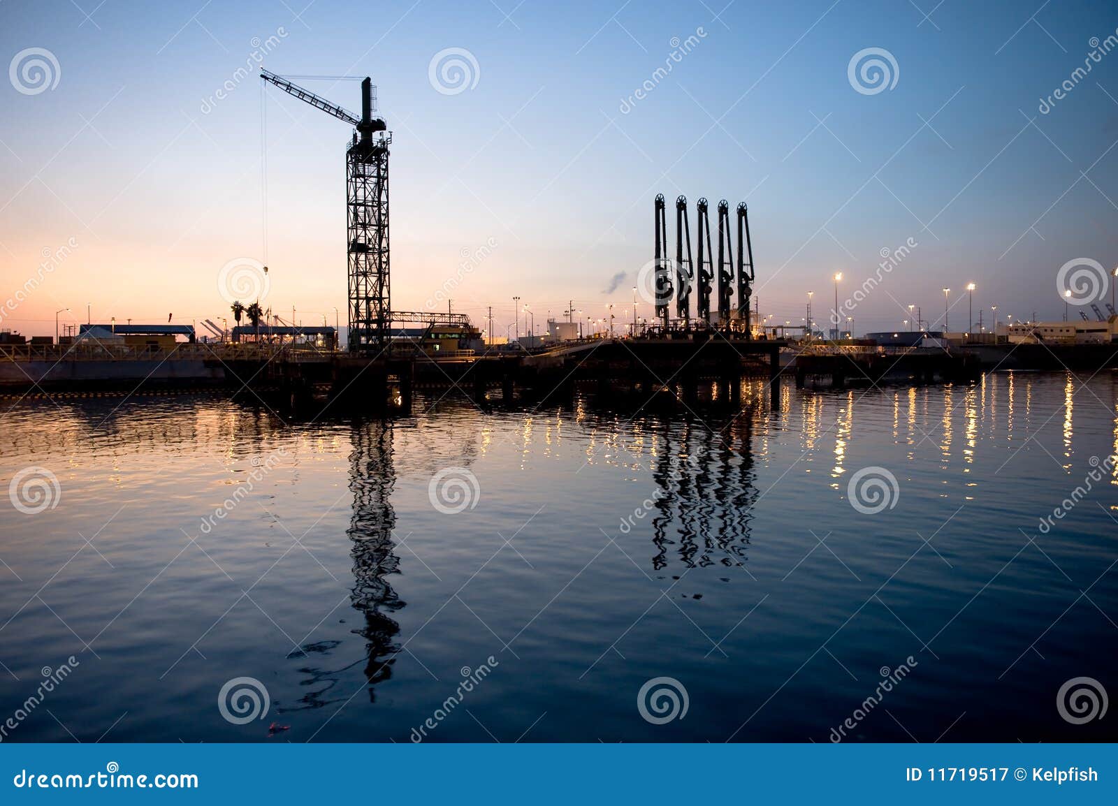 Tanker unloading dock stock image. Image of pier, harbor - 11719517