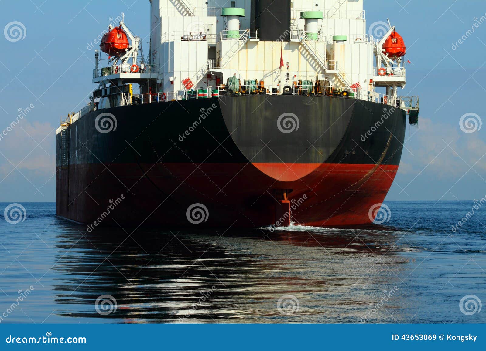 Tanker are Working in the Gulf Stock Image - Image of international ...