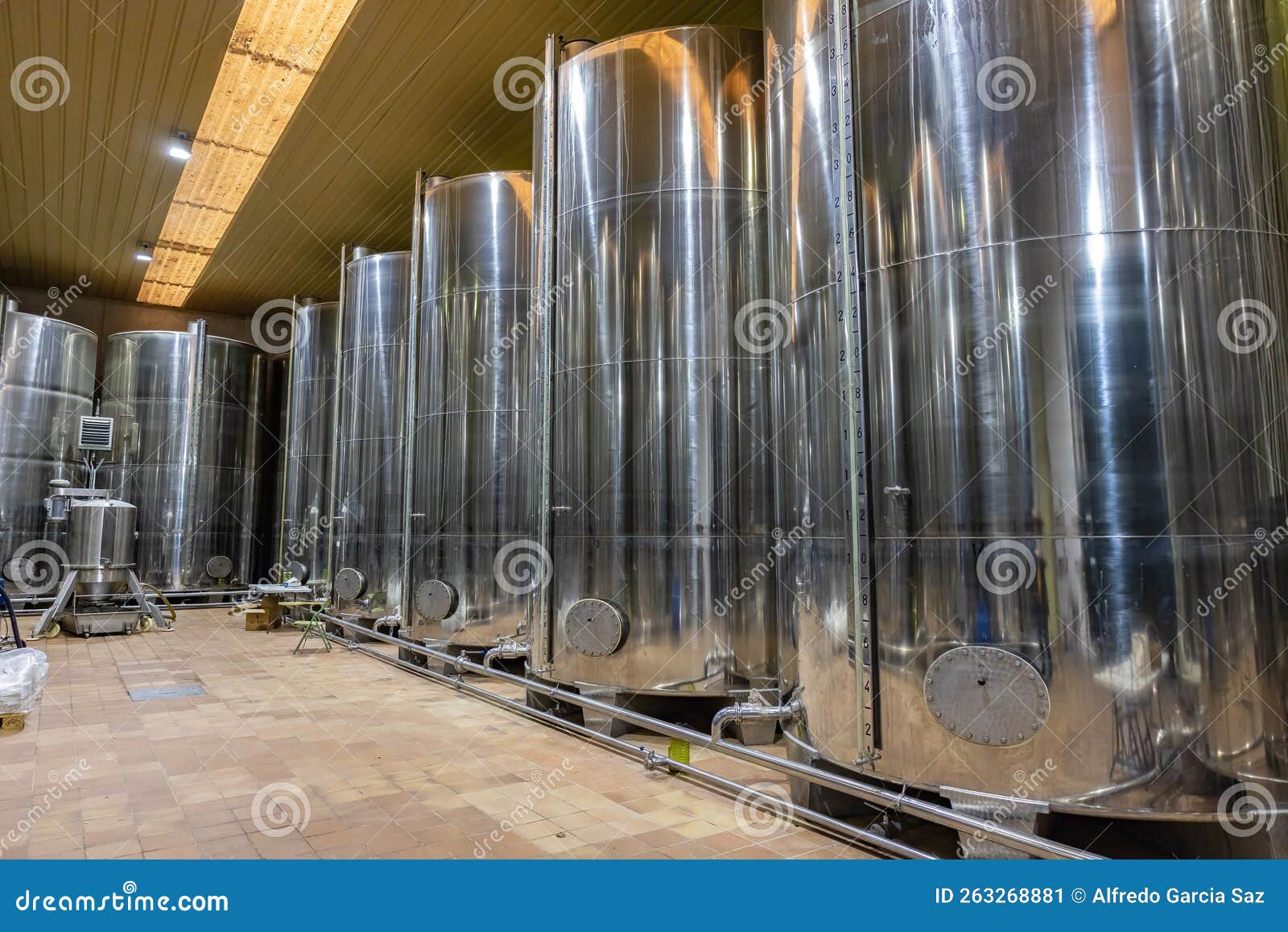 Extra Virgin Olive Oil Factory by Cold Centrifugal Extraction Stock ...