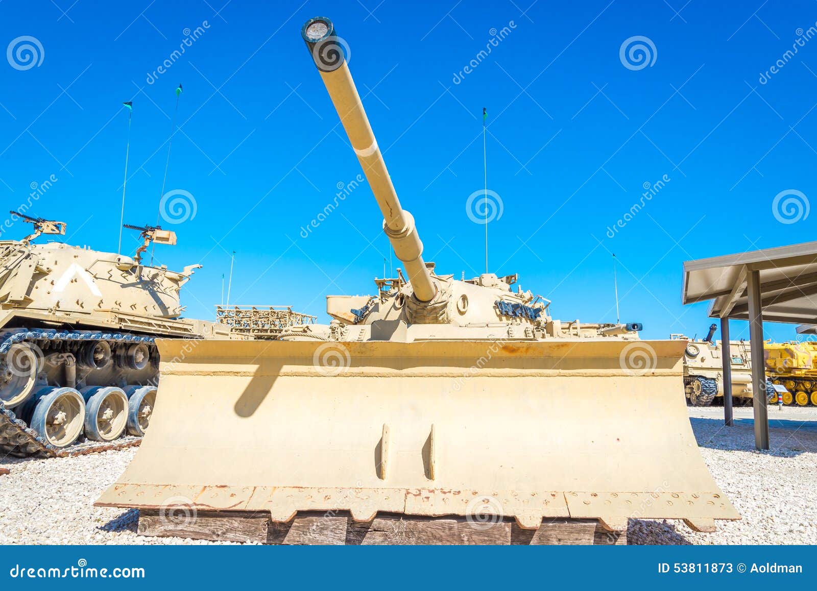 Tanks in museum editorial stock photo. Image of israel - 53811873