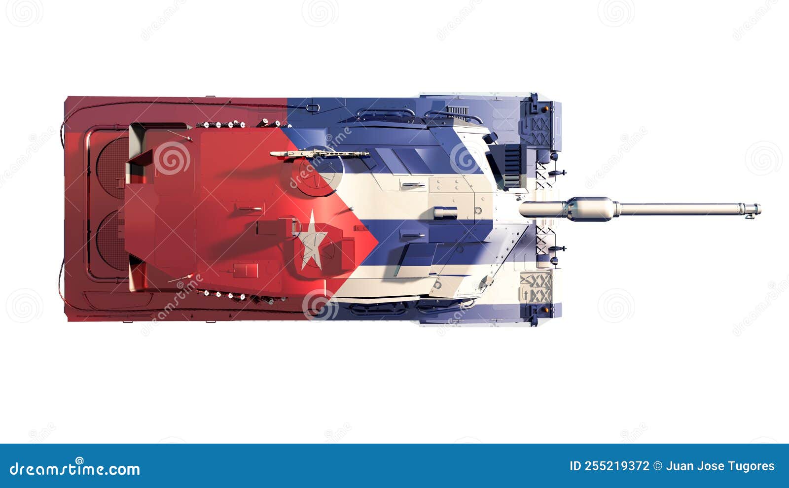 Tanks painted with flag stock illustration. Illustration of country ...