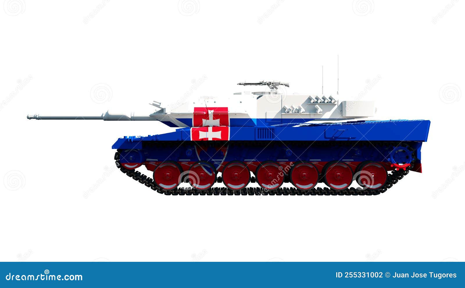 Tanks painted with flag stock illustration. Illustration of tank ...