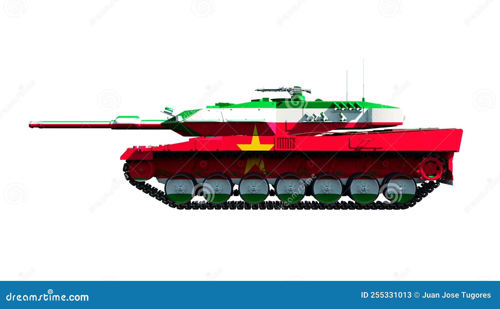 Tanks painted with flag stock illustration. Illustration of logo ...