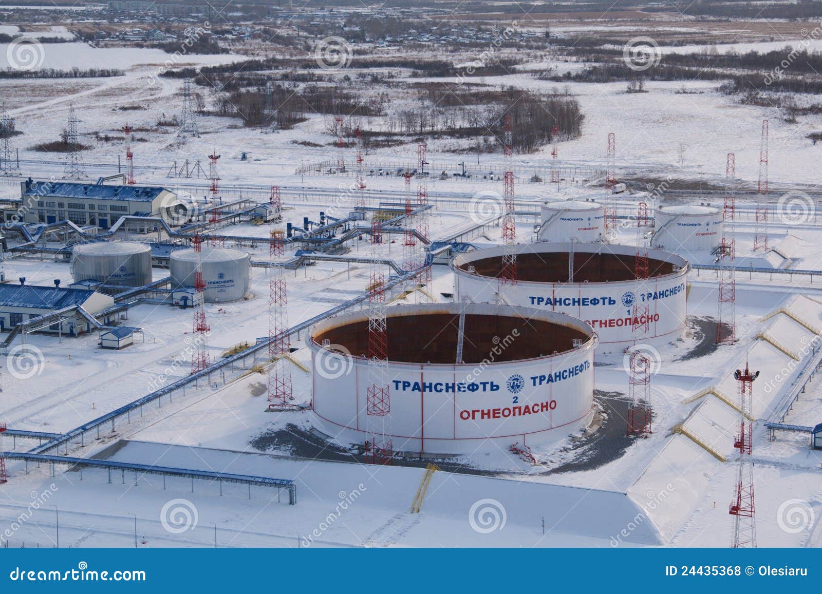 Tanks for Petroleum Storage Editorial Stock Photo - Image of transport ...
