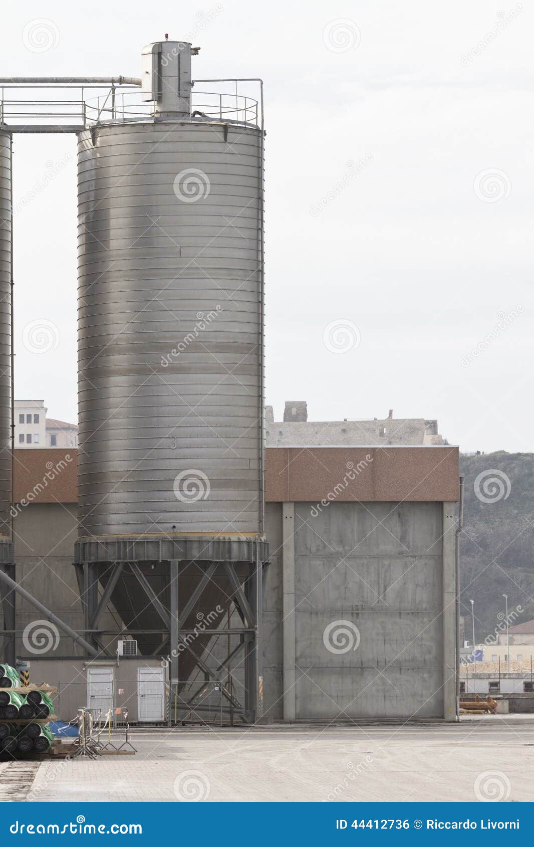 Tanks on the port stock photo. Image of storage, port - 44412736
