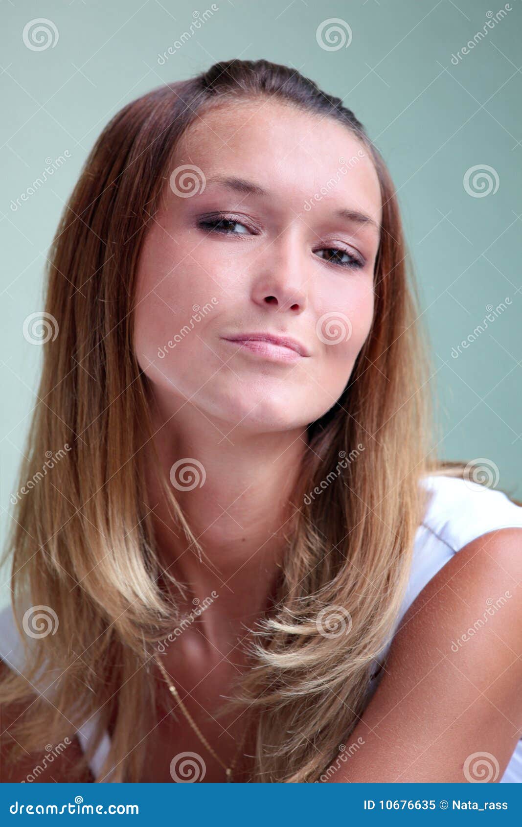 Tanned beauty stock image. Image of fresh, healthy, calm - 10676635