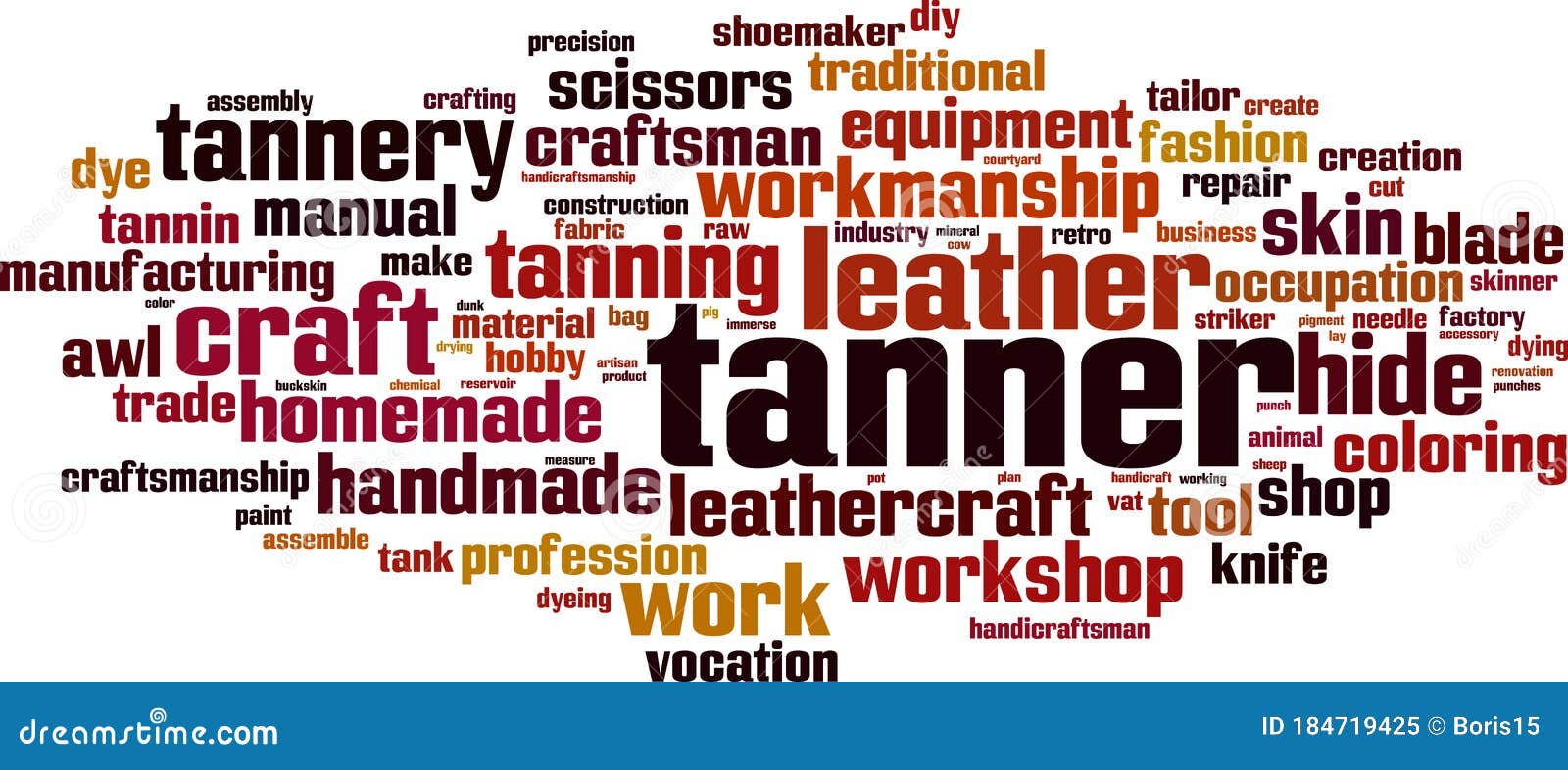 Tanner word cloud stock vector. Illustration of tanning - 184719425