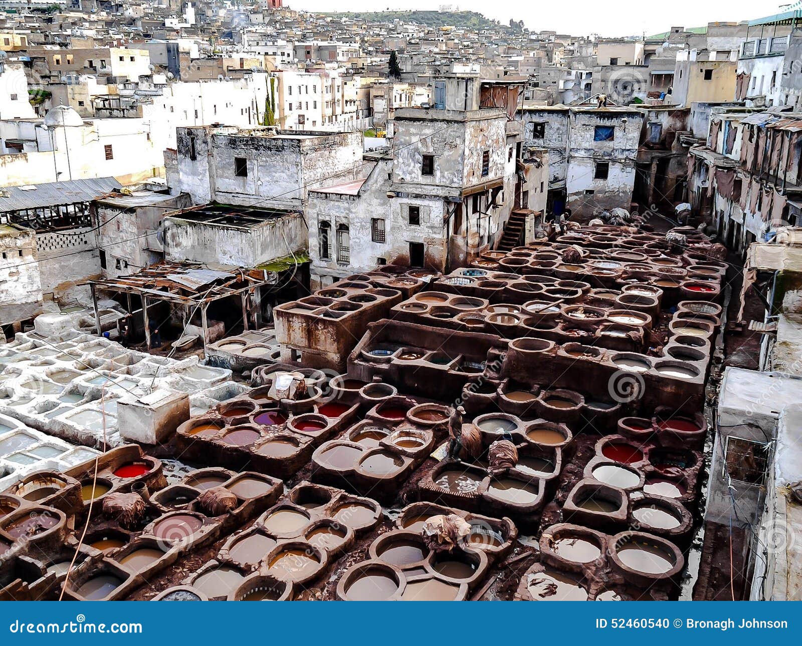 Tannery Marrakesh stock photo. Image of morocco, travel - 52460540