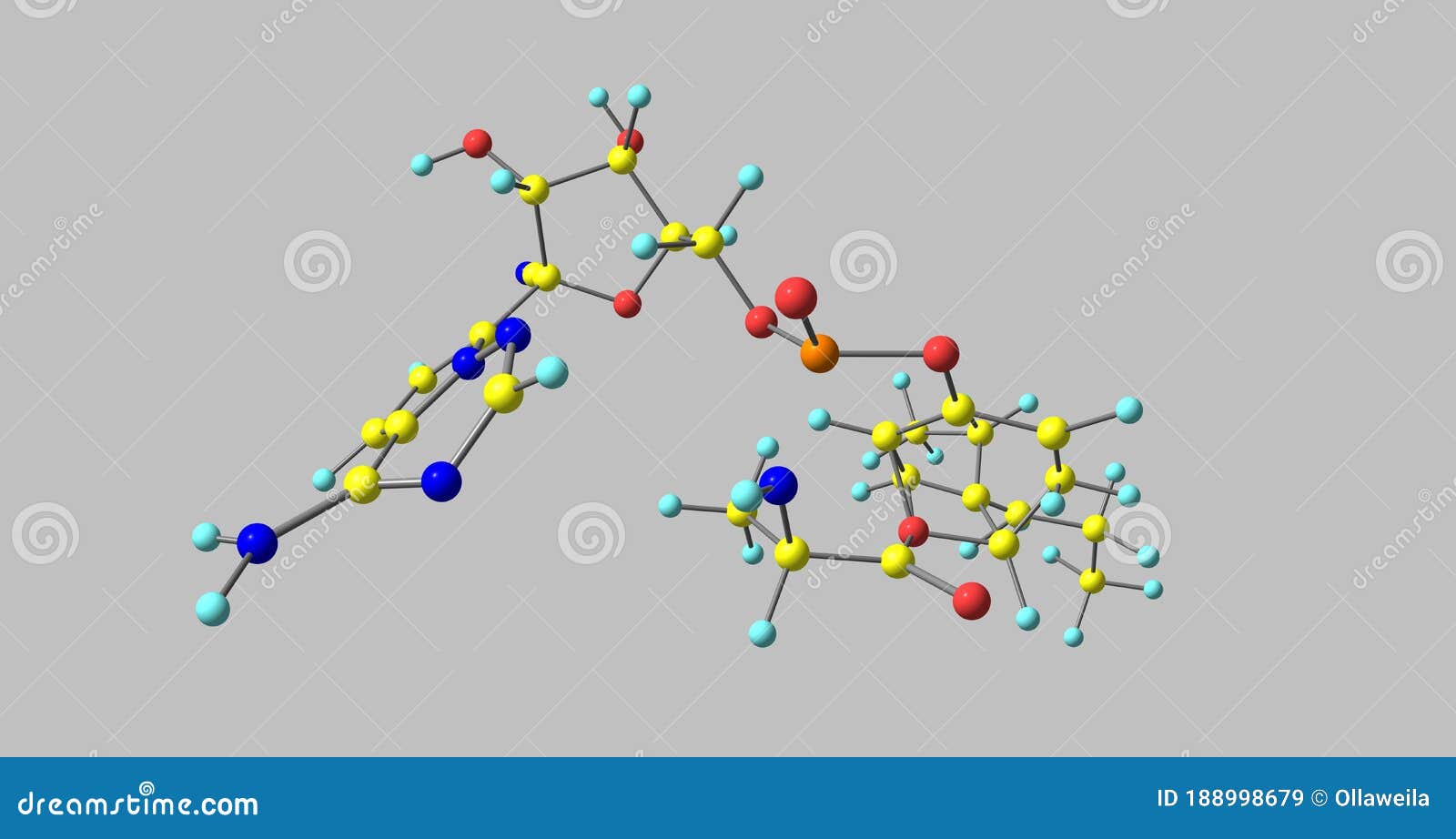 Tannic Acid Molecular Structure Isolated on Grey Stock Illustration ...