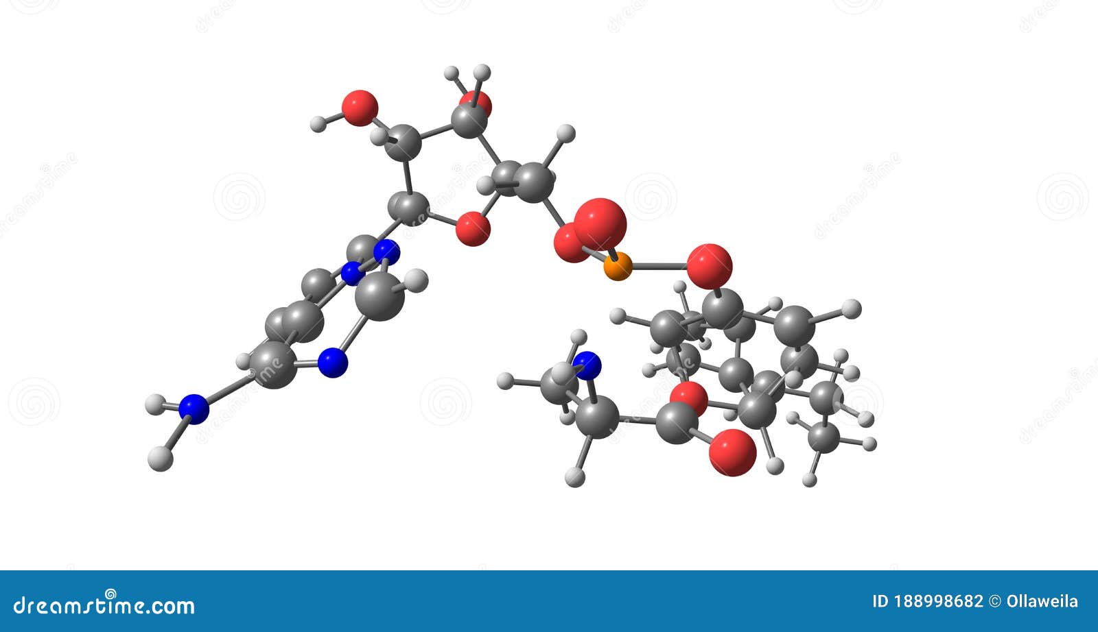 Tannic Acid Molecular Structure Isolated on White Stock Illustration ...