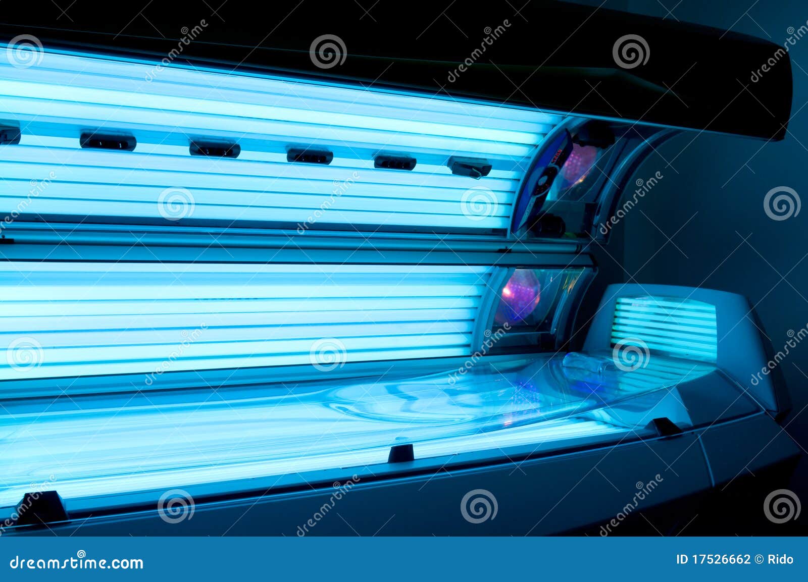 Tanning bed solarium stock photo. Image of healthcare - 17526662