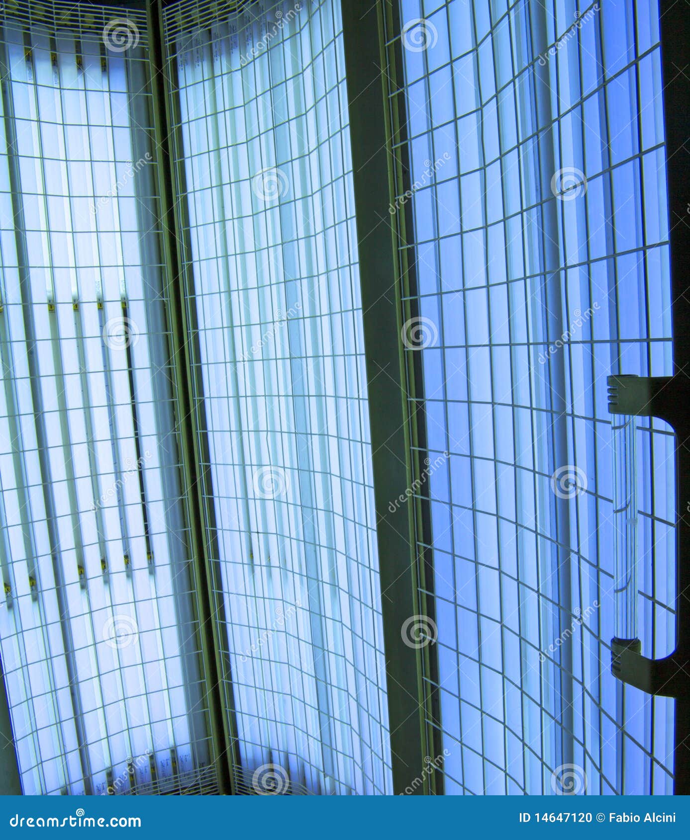 Tanning booth stock photo. Image of illuminated, glowing - 14647120