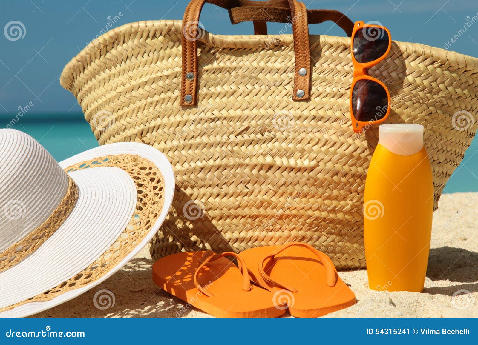 Tanning items stock image. Image of contemporary, protection - 54315241
