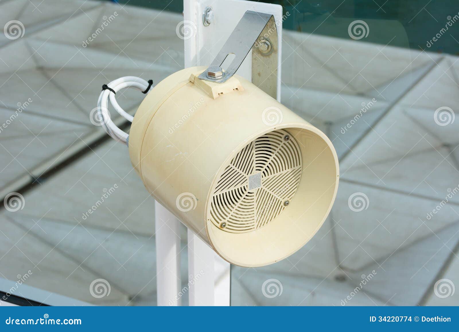 Loud-hailers On Police Car For Message Information At Emergency ...