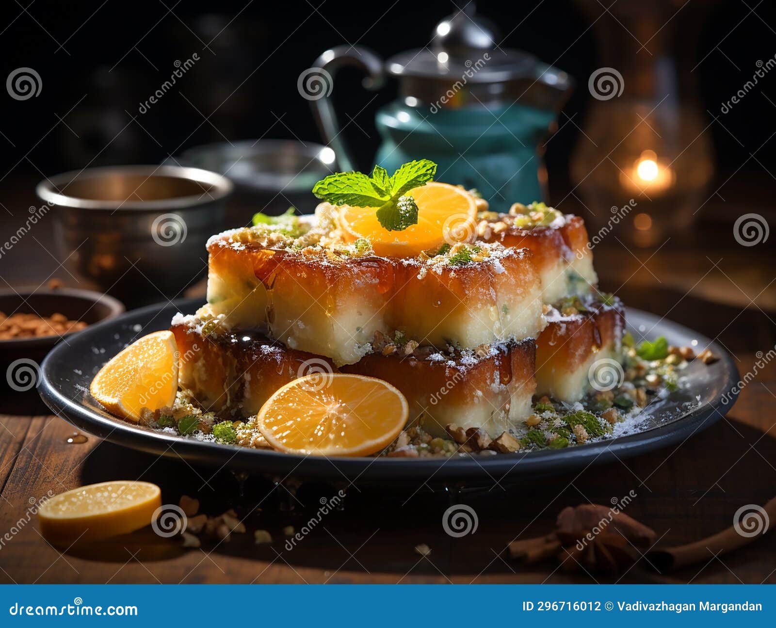 Chhena Poda stock photo. Image of dinner, poda, dessert - 296716012