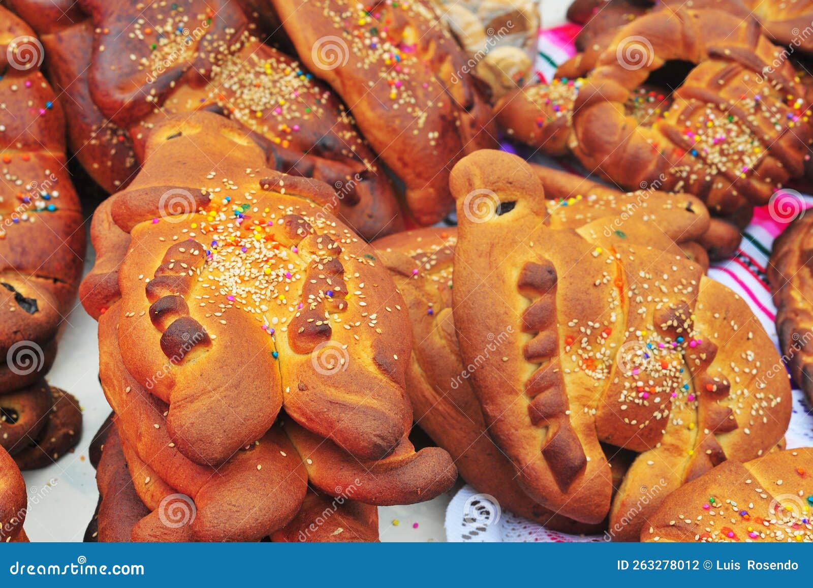 Tantawawa - Typical Peruvian Sweets for All Saints Day Stock Photo ...