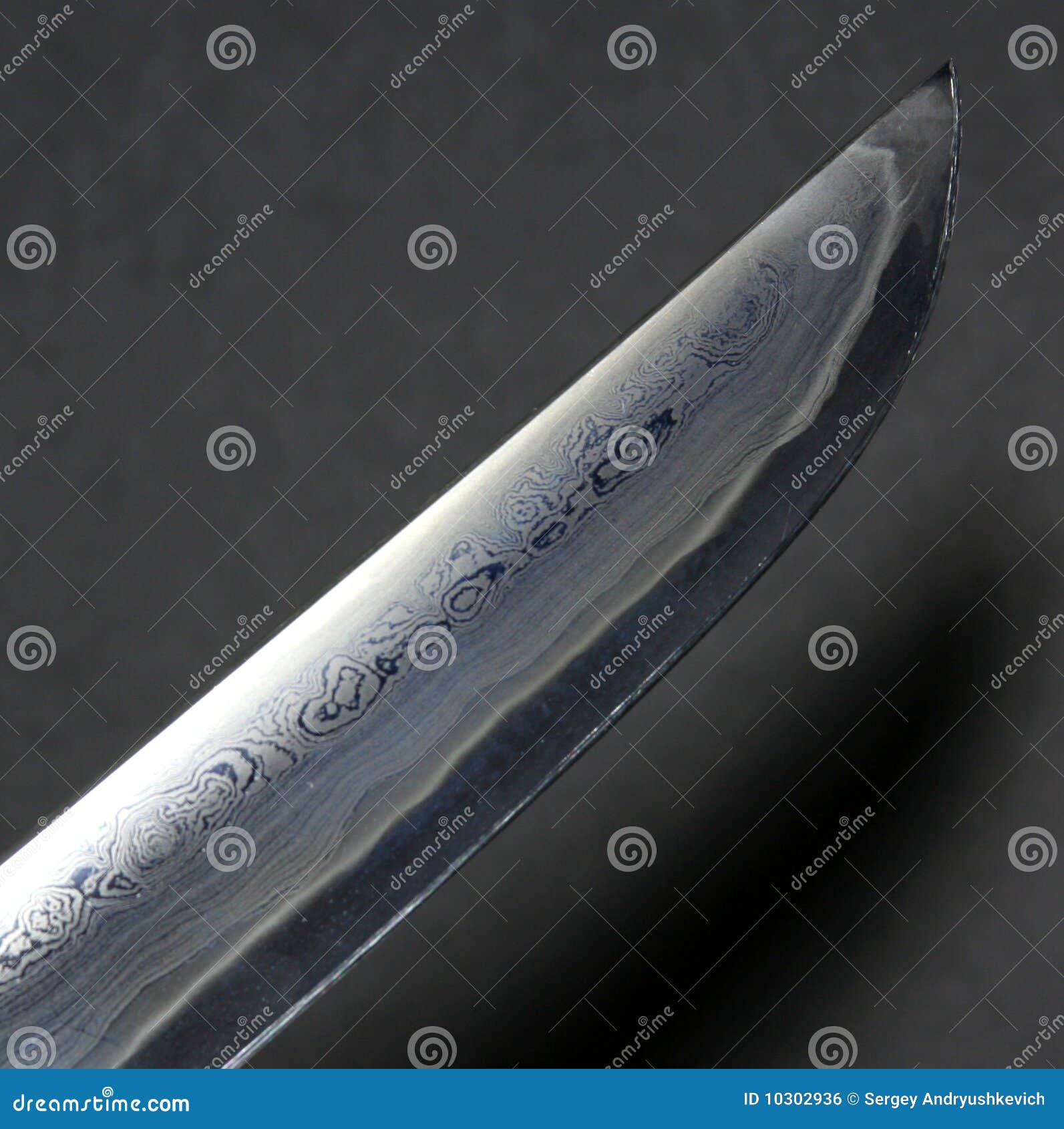 Tanto (blade hamon) stock photo. Image of dagger, japan - 10302936