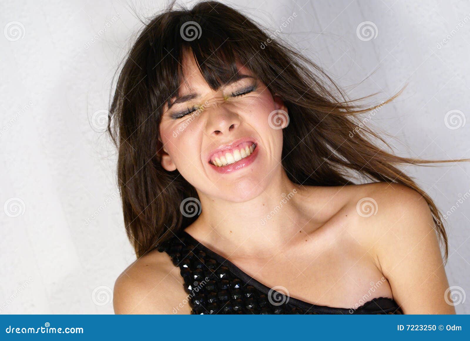 Tantrum girl stock photo. Image of pulling, indulged, stress - 7223250
