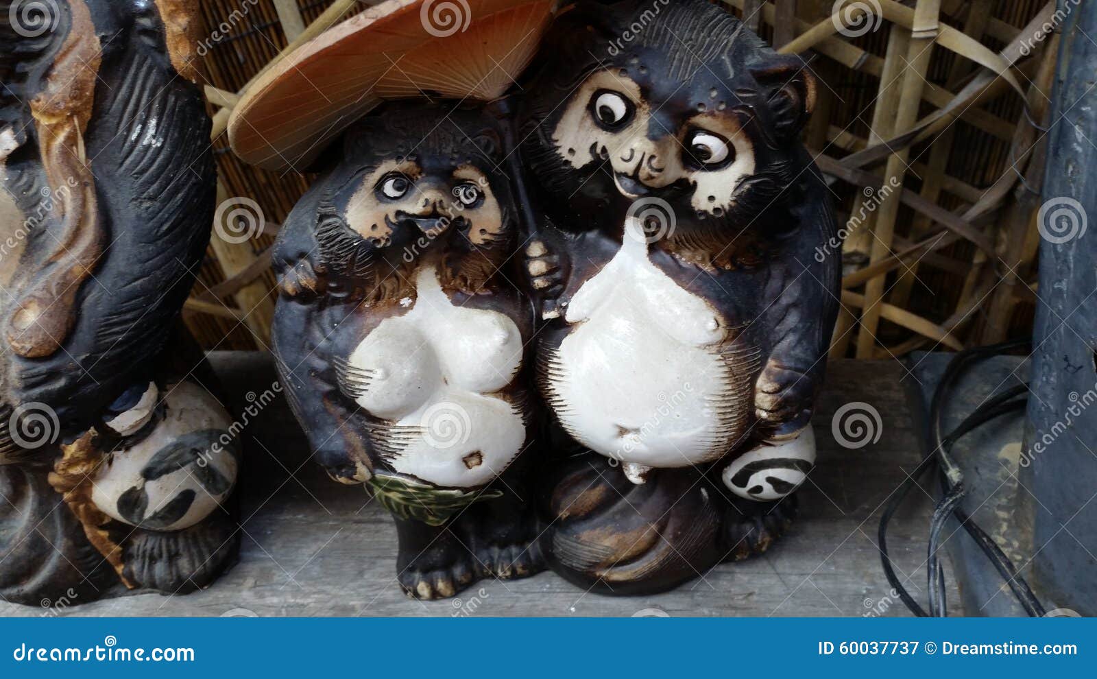 Tanuki and girlfriend editorial photography. Image of tanuki - 60037737