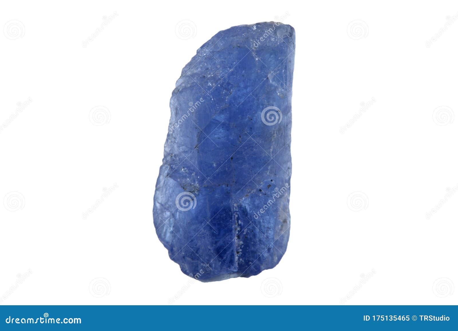 Tanzanite stock image. Image of geological, closeup - 175135465