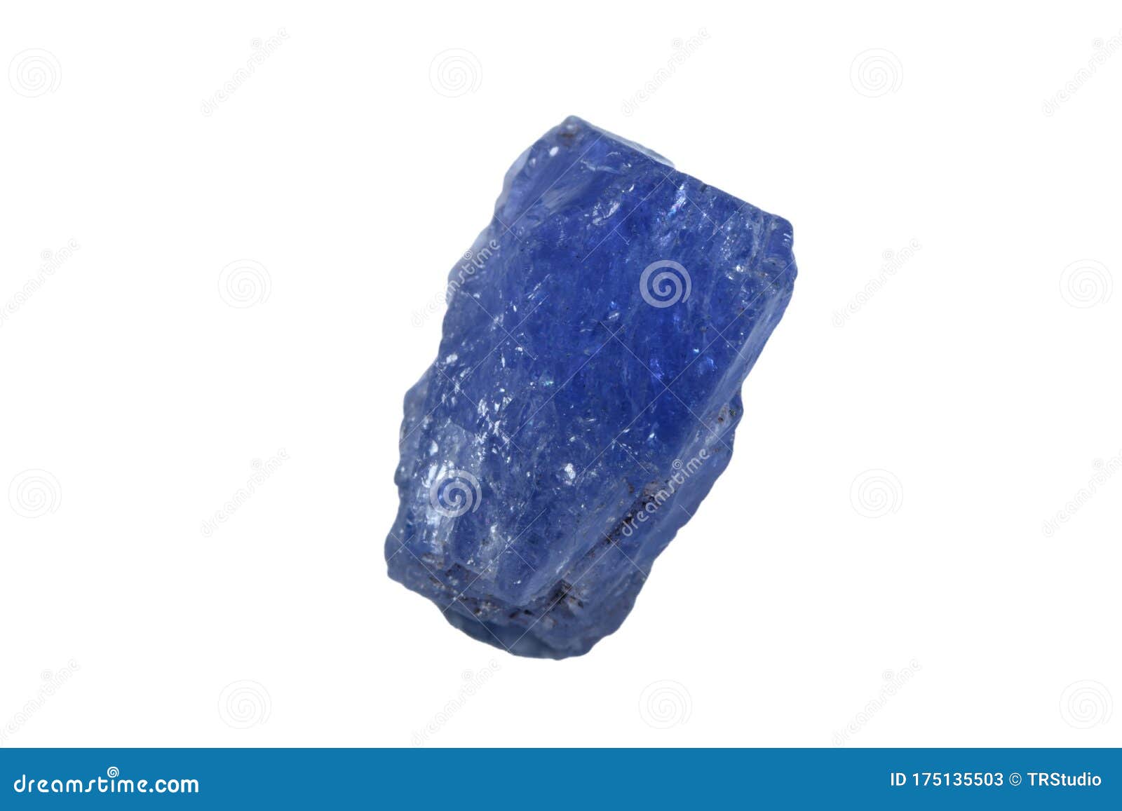 Tanzanite stock image. Image of macro, specimen, rough - 175135503