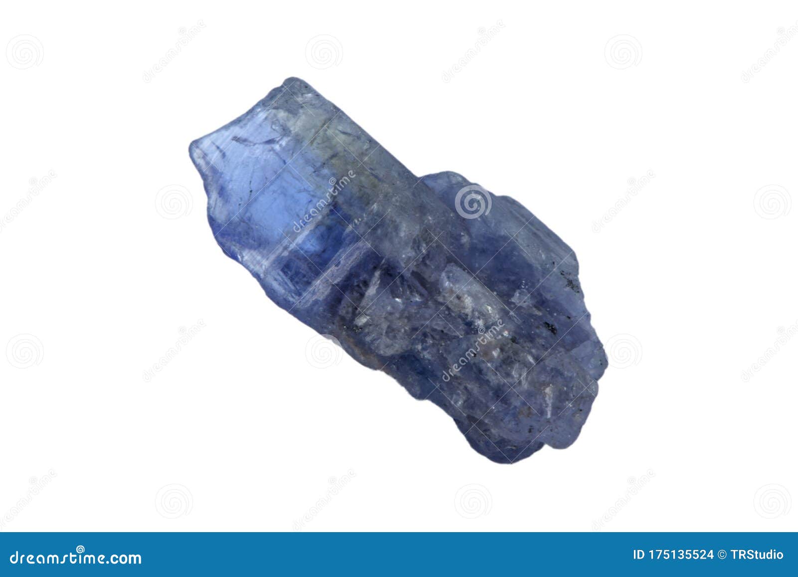 Tanzanite stock photo. Image of transparent, geology - 175135524