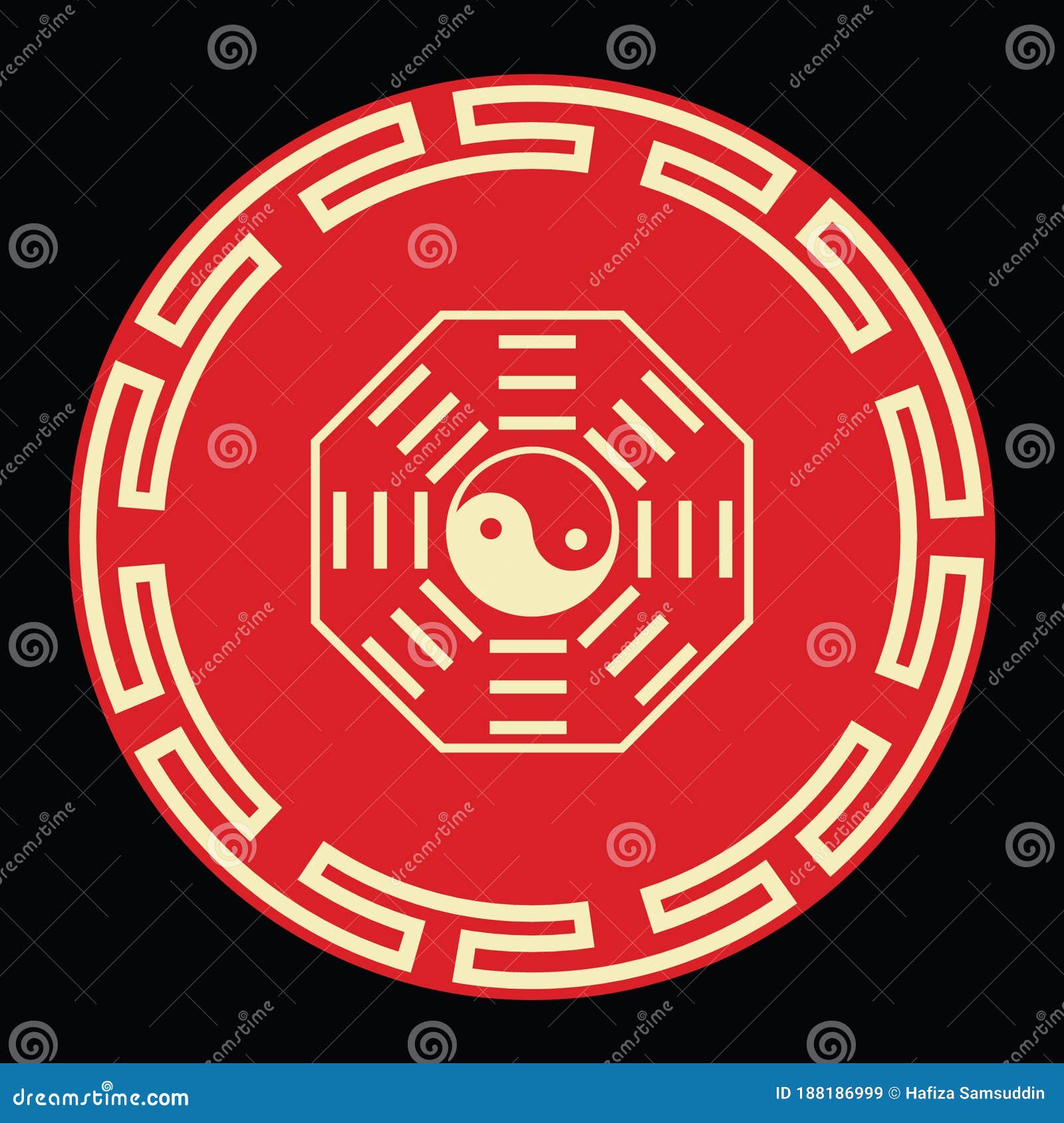 Tao Currents. Vector Illustration Decorative Design Stock Vector ...