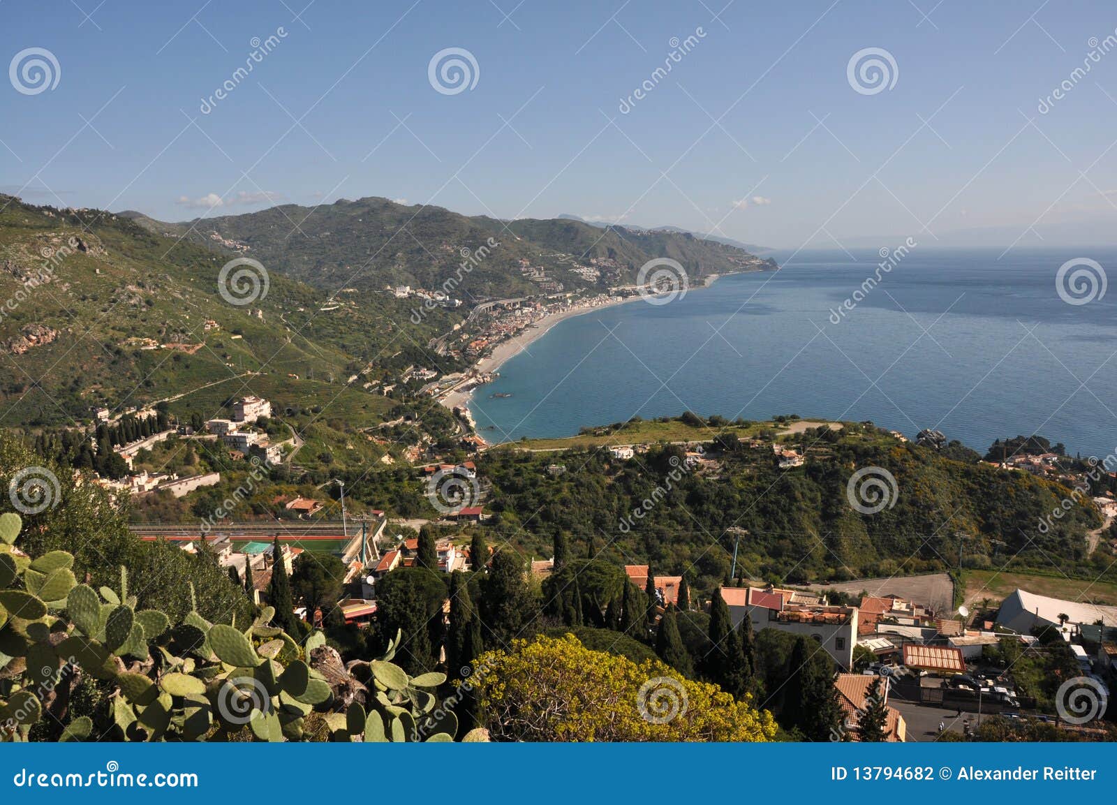 Taormia sicily stock photo. Image of italy, taormina - 13794682