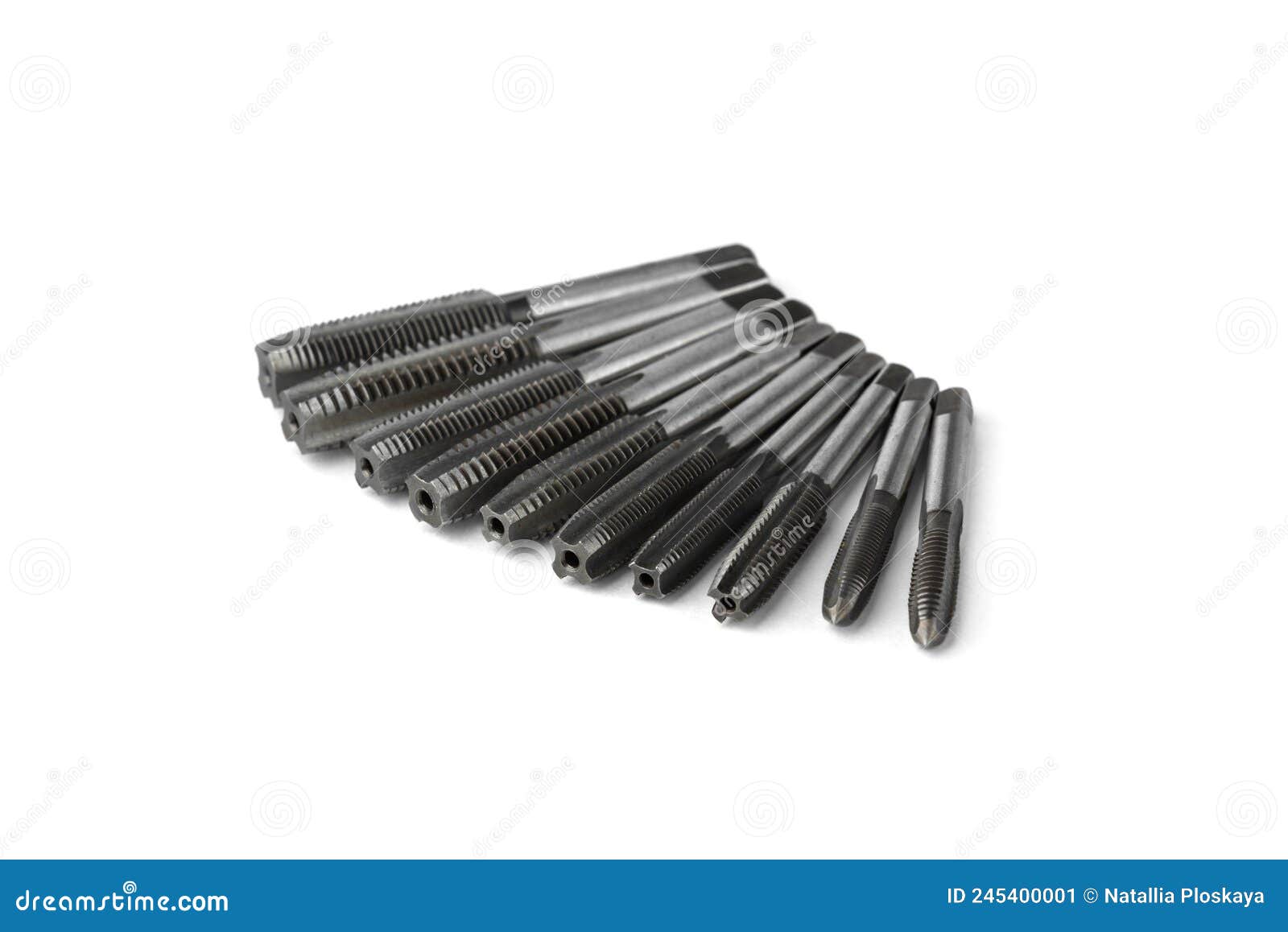 Tap for Cutting Thread in Holes Isolated on White Background. Stock ...