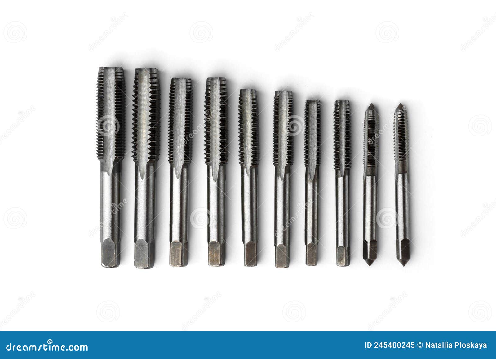 Tap for Cutting Thread in Holes Isolated on White Background. Stock ...