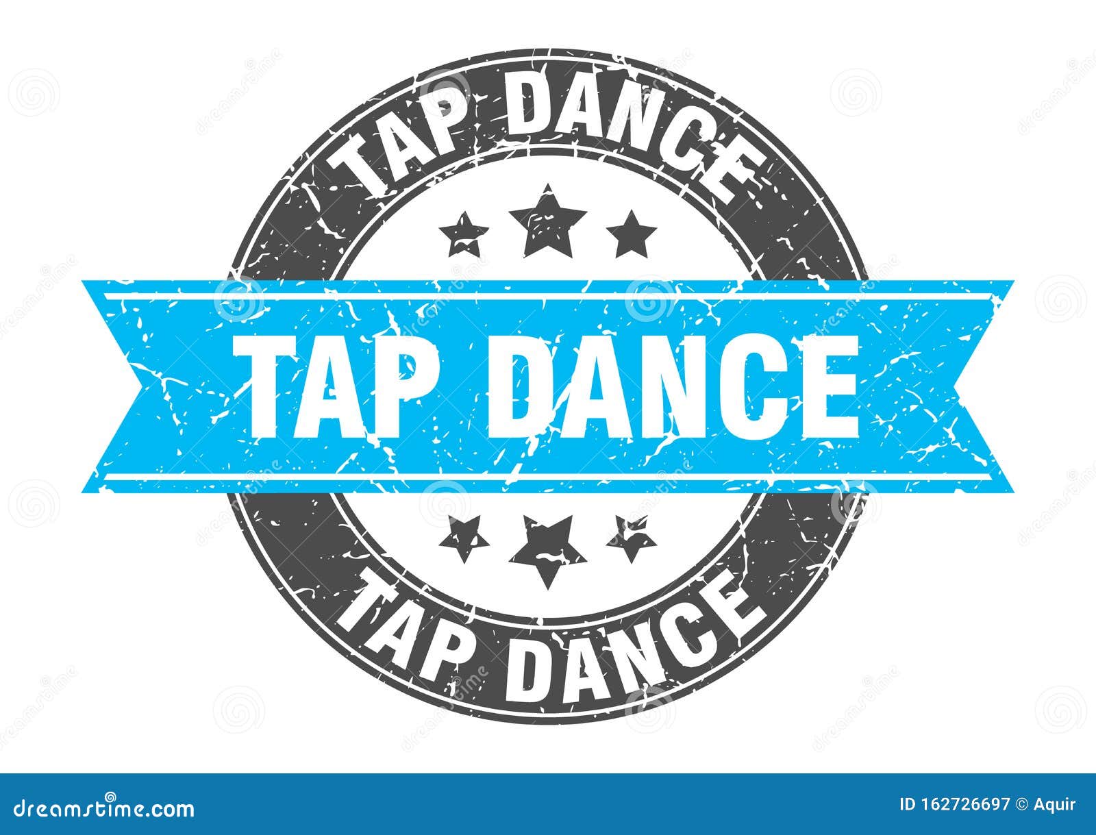 Tap dance stamp stock vector. Illustration of stamp - 162726697