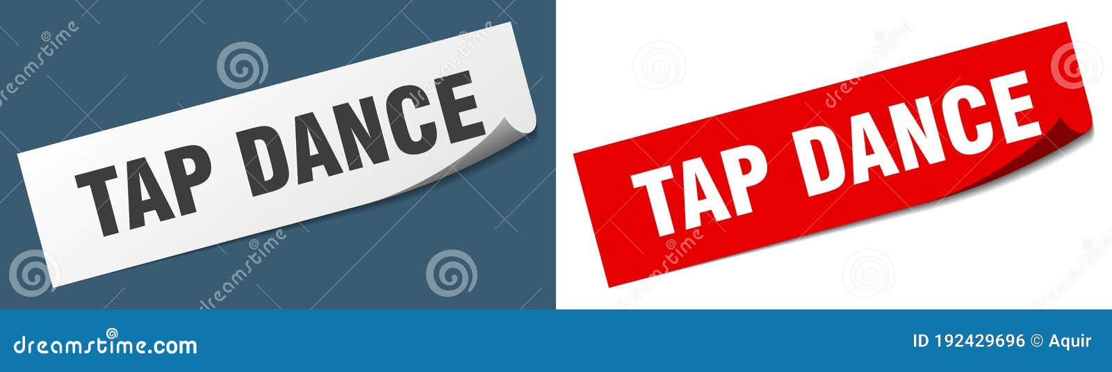 Tap Dance Sticker. Tap Dance Sign Set Stock Vector - Illustration of ...