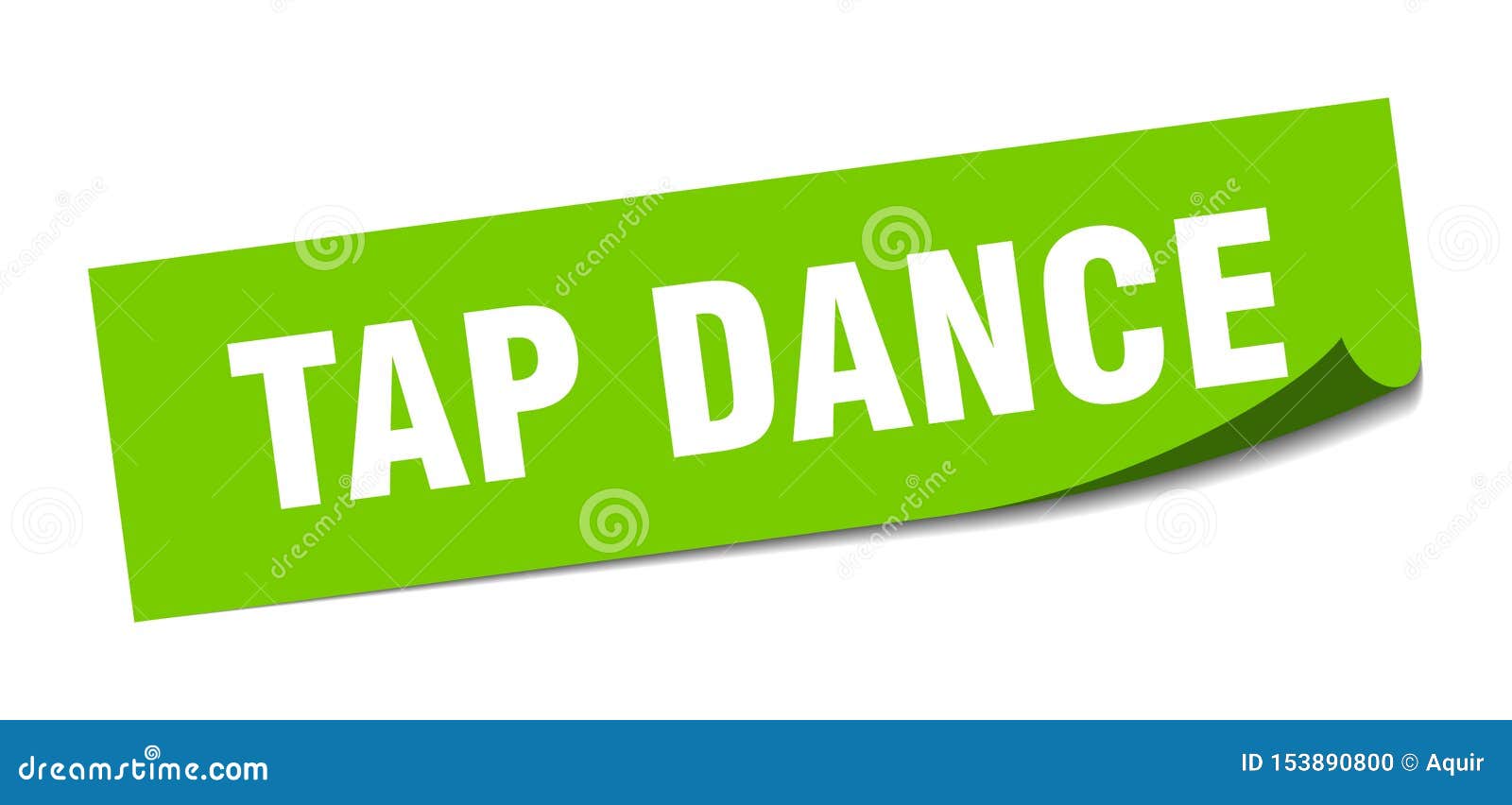 Tap dance sticker. stock vector. Illustration of background - 153890800