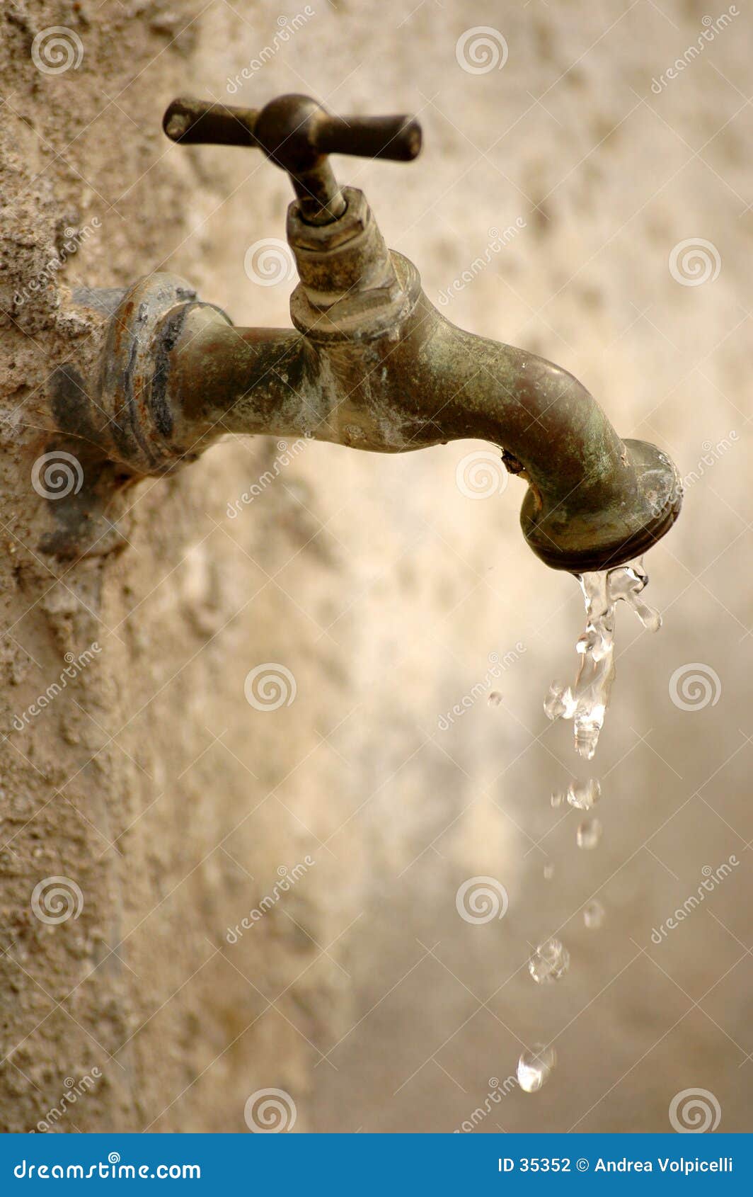 Tap dripping 01 stock photo. Image of exterior, fountain - 35352
