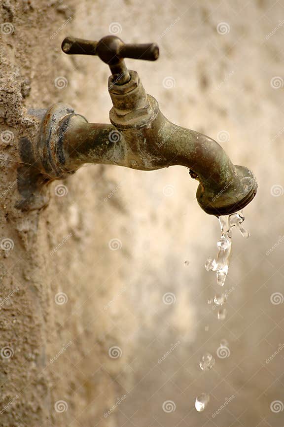Tap dripping 01 stock photo. Image of exterior, fountain - 35352