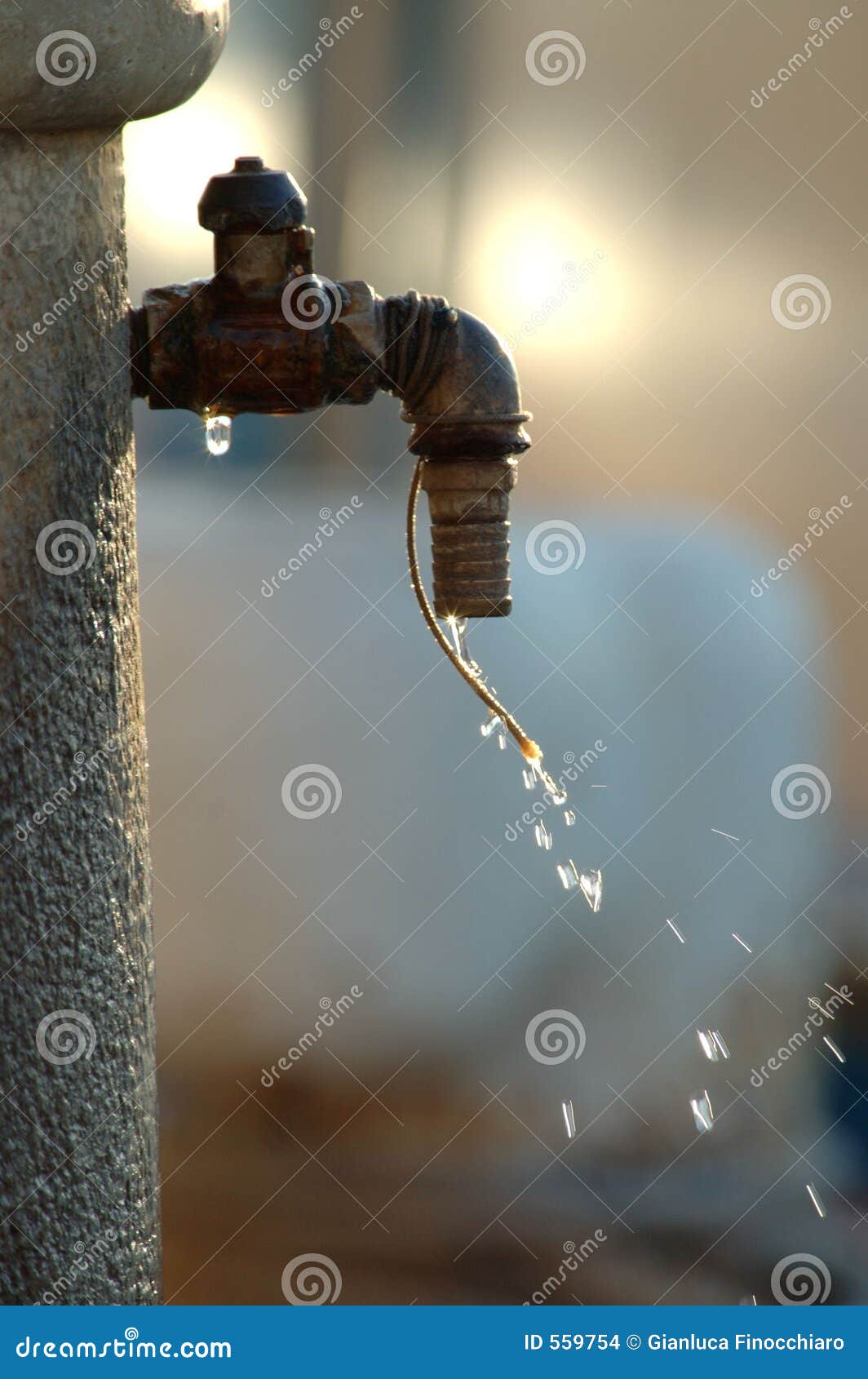 Tap dripping stock photo. Image of thirst, drinking, fontanel - 559754