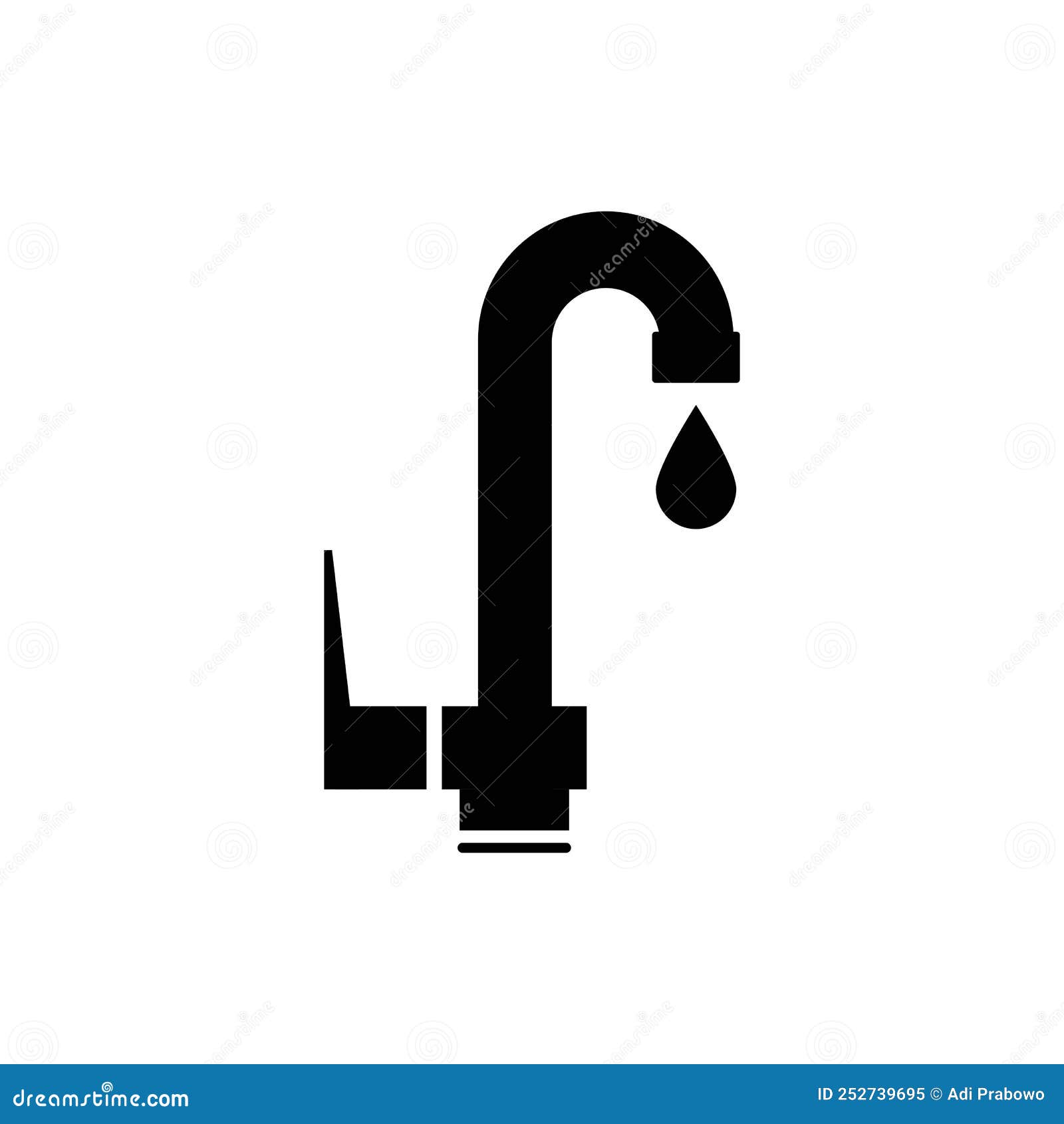 Tap Icon Logo Vector Design Stock Vector - Illustration of faucet ...