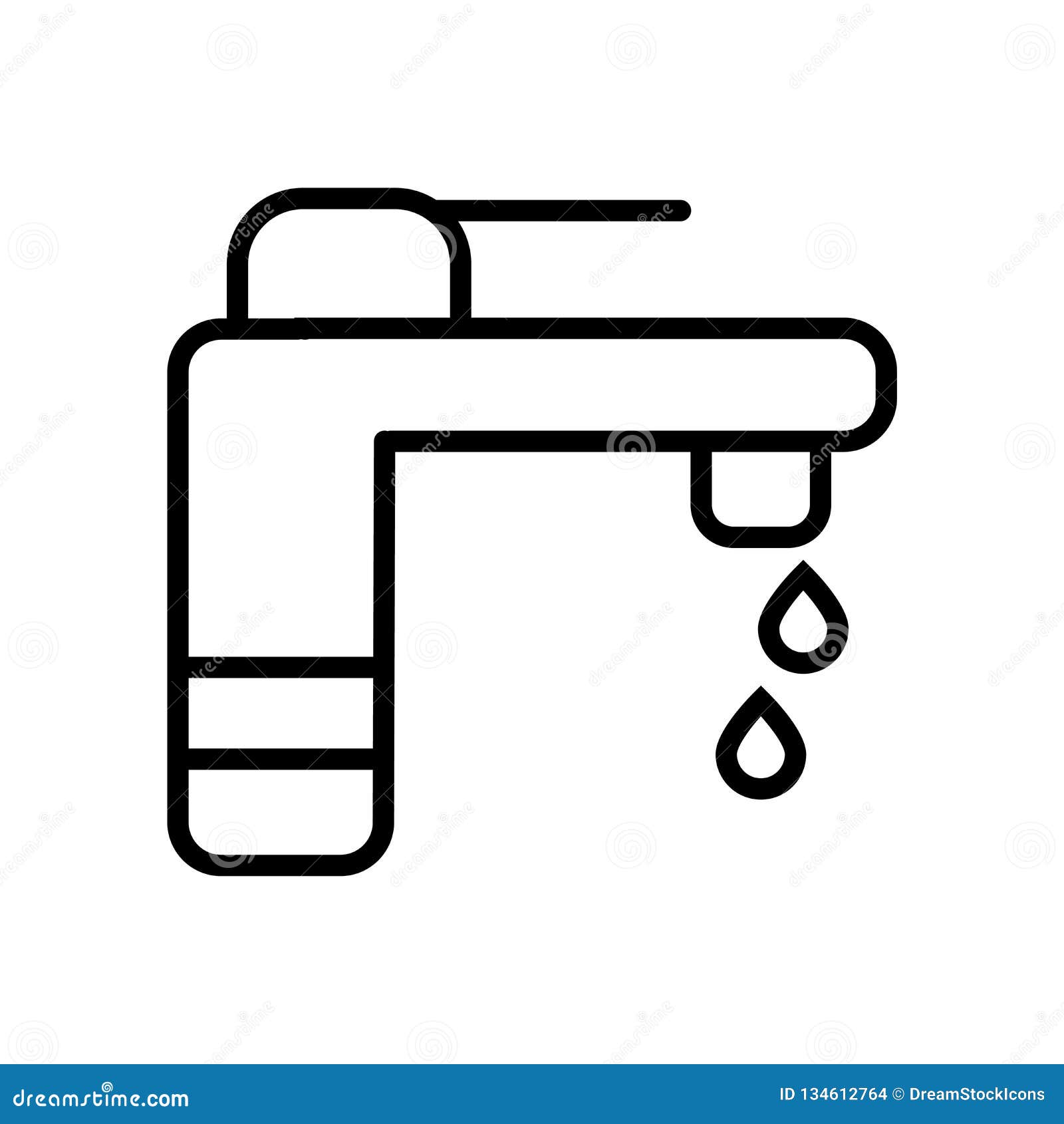 Tap Icon Vector Isolated on White Background, Tap Sign Stock Vector ...