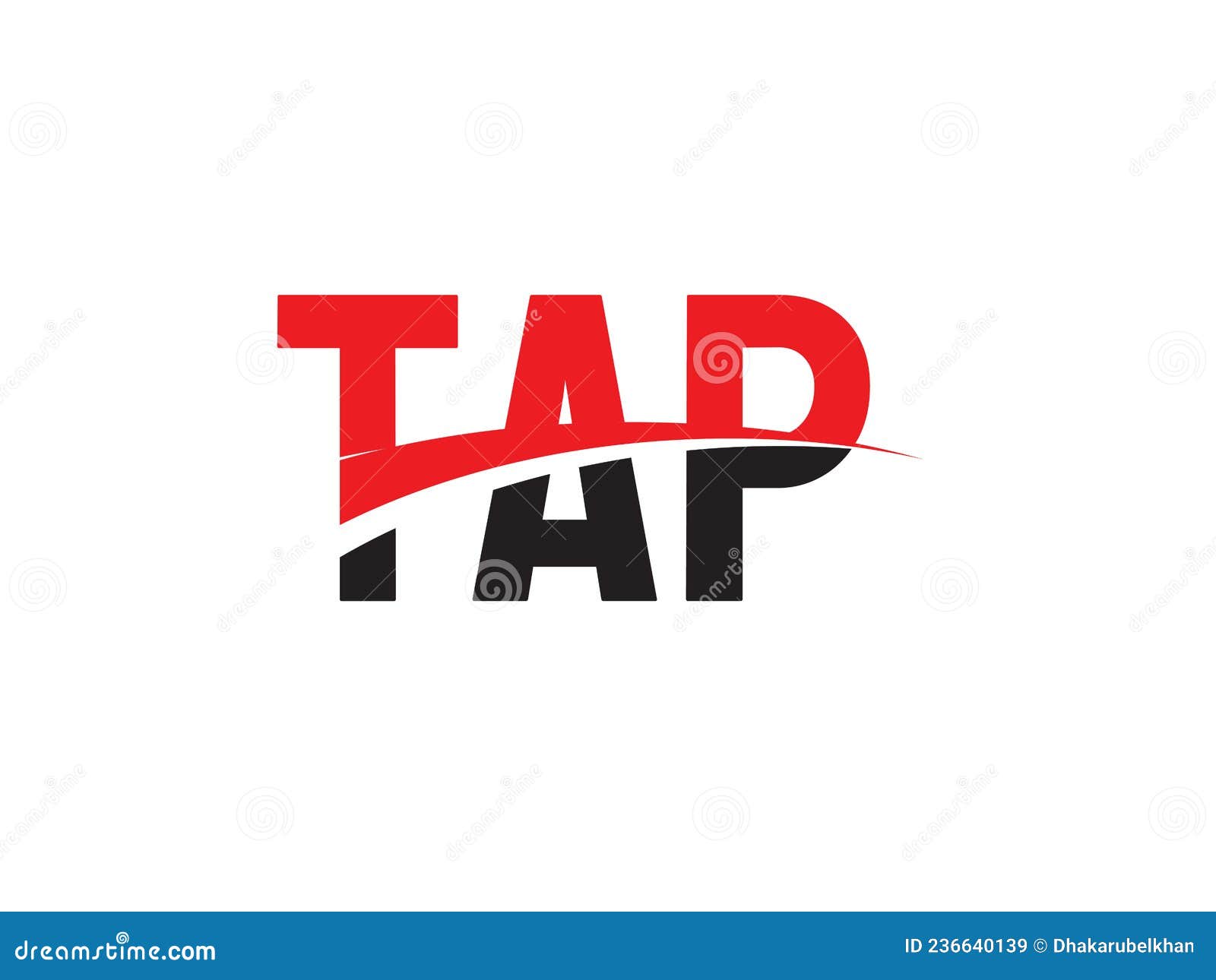 TAP Letter Initial Logo Design Vector Illustration Stock Vector ...